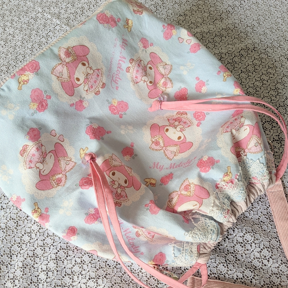 My Melody Floral Summer Bucket Bag - Gem